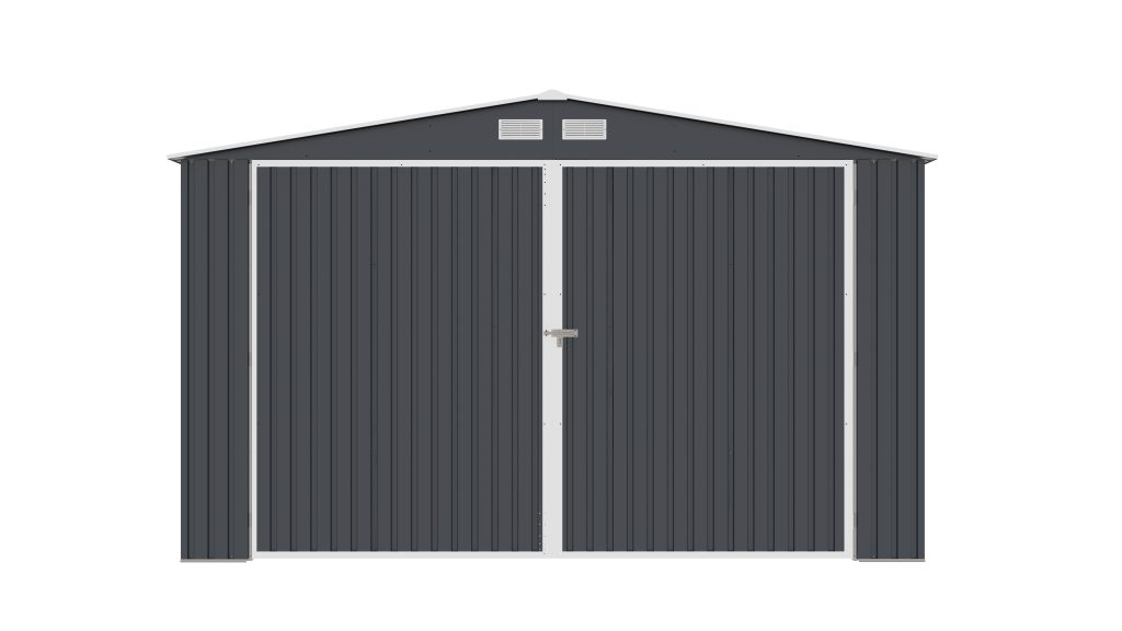 Bodega Jardín 15.83 m2 Gris + Kit base para piso