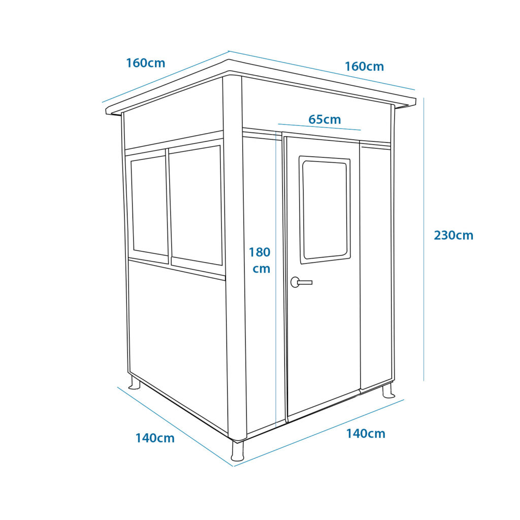 Caseta 160x160cm de Vigilancia iGpro